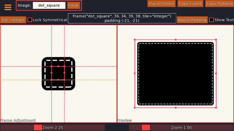 Frame Tool for Ren'Py by Feniks