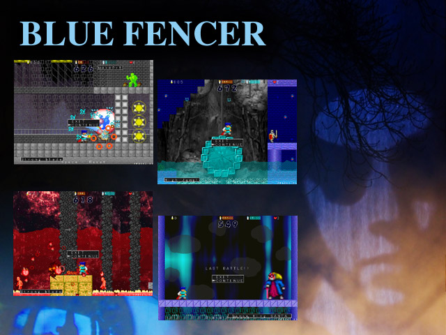BLUE FENCER by leimonZ