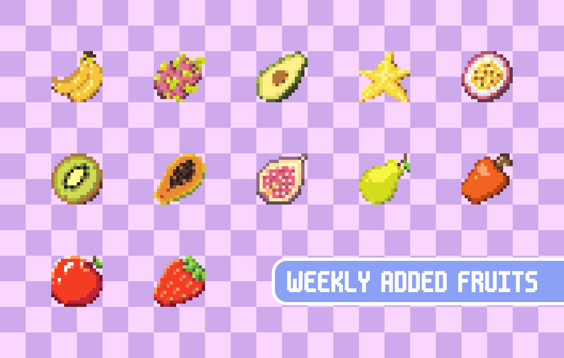 Pixel Fruits FREE [16x16] by Nougat