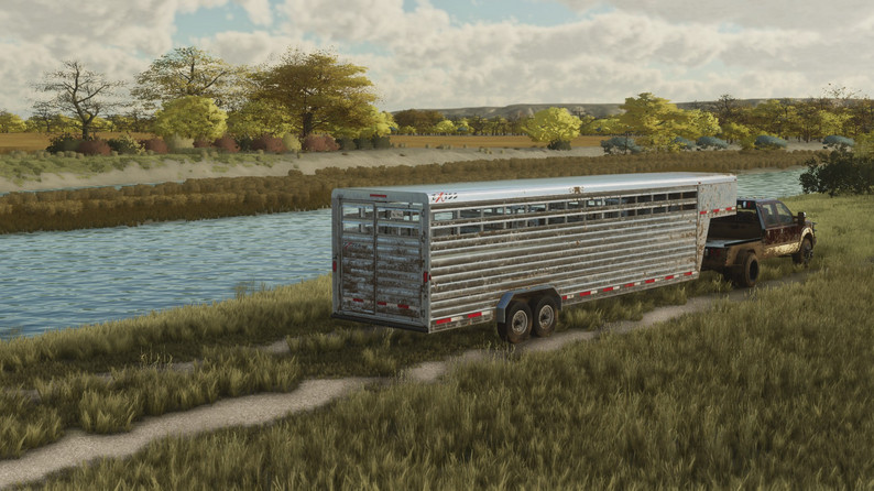 FS22 Exiss Cattle Trailer by LJR Modding