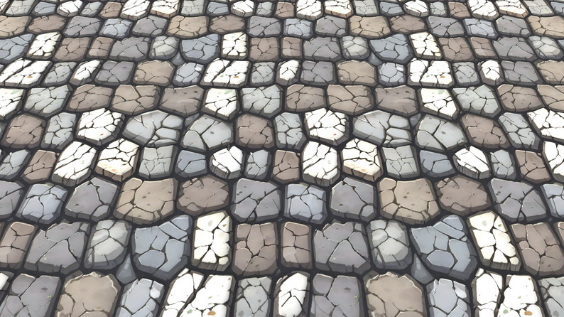 Stylized Textures – Vol 78 – Pavement by oleekconder