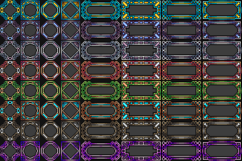 Pixel Buttons pack All by BDragon1727