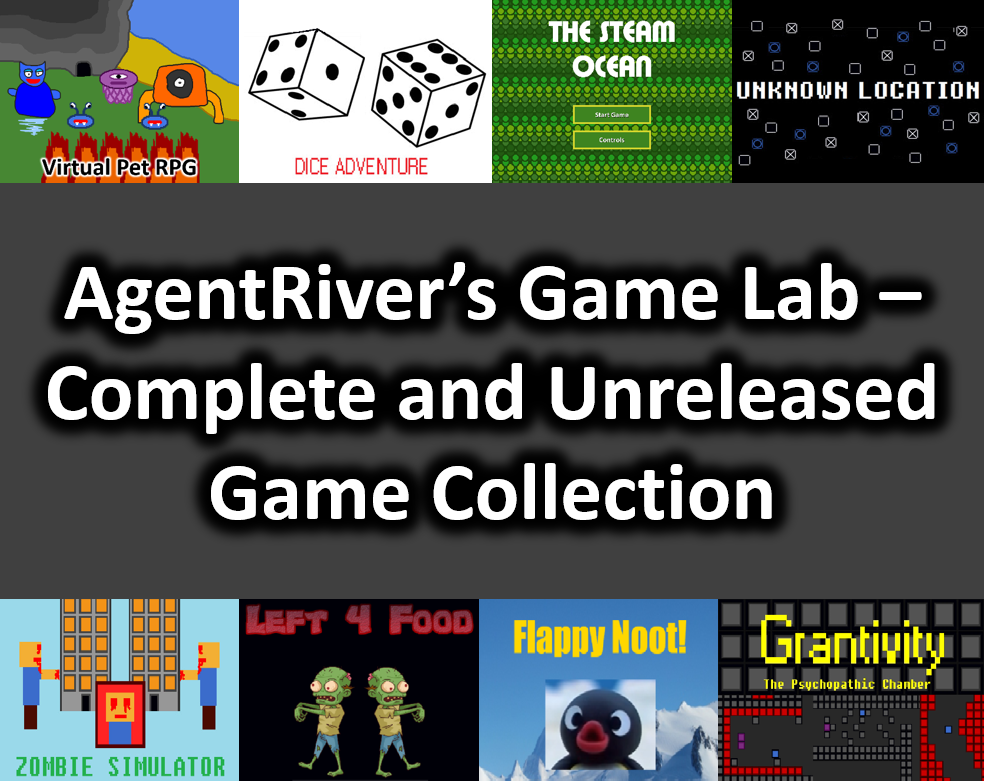 AgentRiver's Game Lab - Complete and Unreleased Game Collection by ...