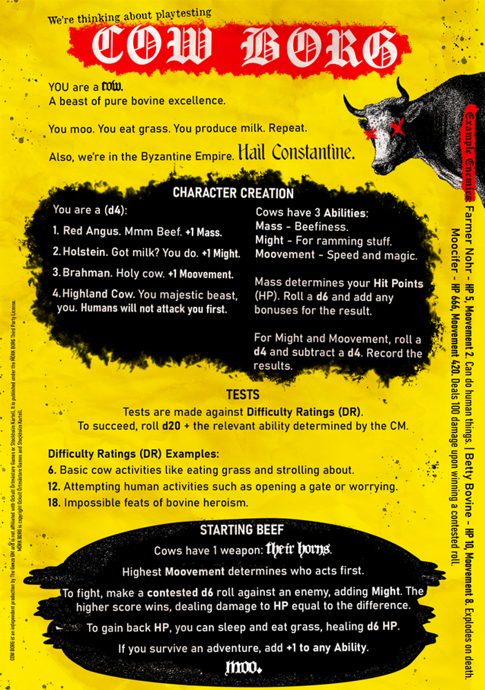 COW BORG by The Gonzo GM