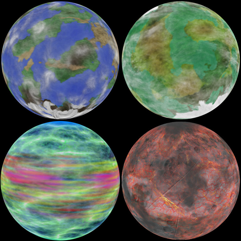 Planet Sprites by Viktor