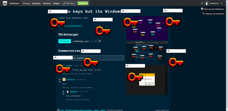 Limbo keys but its Windows by Mokotems