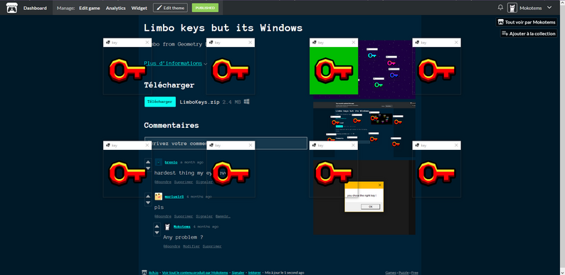 Limbo keys but its Windows by Mokotems