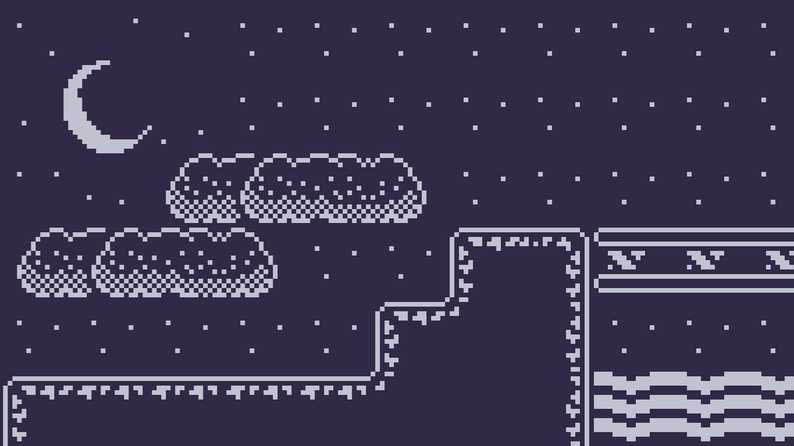 1 bit platformer tileset by Aim studios