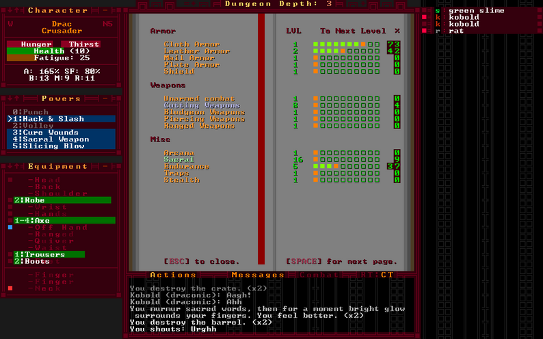 Dungeons of Everchange ASCII by darkgnostic