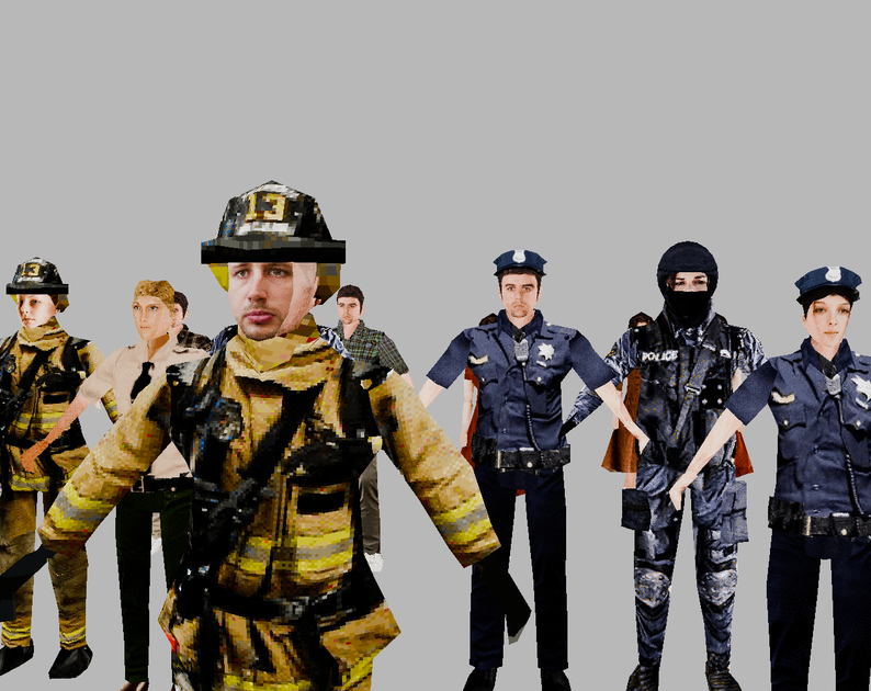 PS1/PSX Style Retro Character Pack V1 by halfhuman