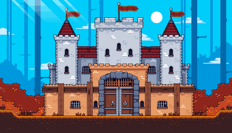 Medieval Castle Tileset Pack by Mucho Pixels