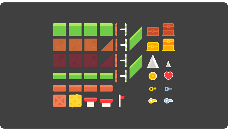 Grass Platformer Asset Pack by nemo