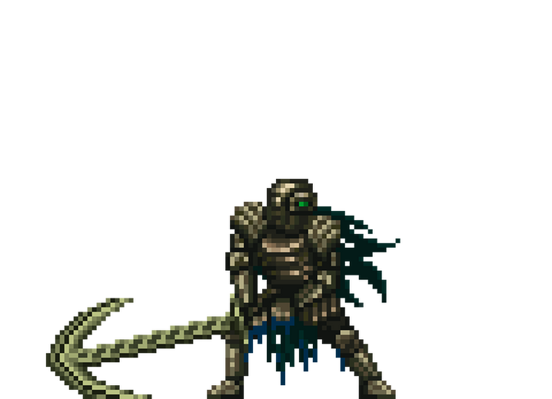 Ocean Knight (2D Pixel Art Character - Soulslike) by SpellSoft Pixel