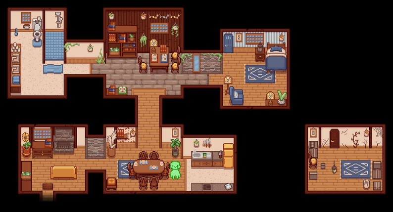 Cosy cabin Tileset by Marie Pepo