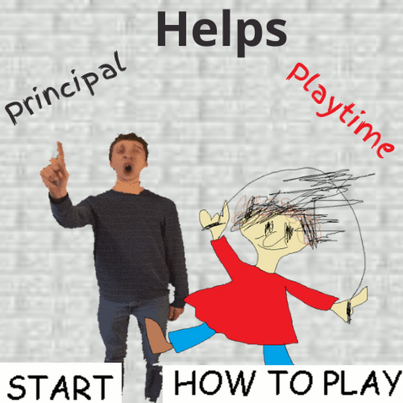 Principal helps playtime by Peyton36