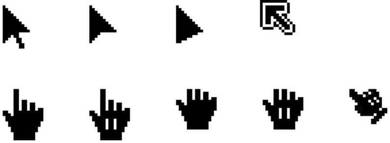 Pixel Art Cursors by Aspecs Gaming