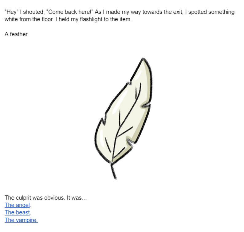 Going Undercover (Made in Google Docs) by Emily Pitcher