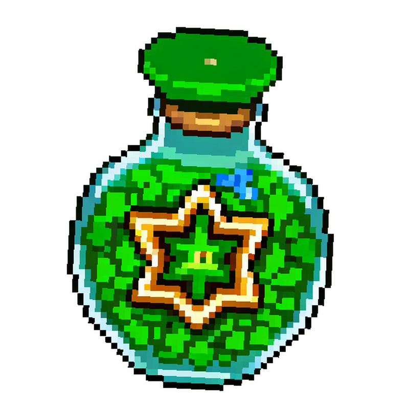 25 Magic Potions Asset - Pixelart / Pixel Art sprite collectible Pack ...