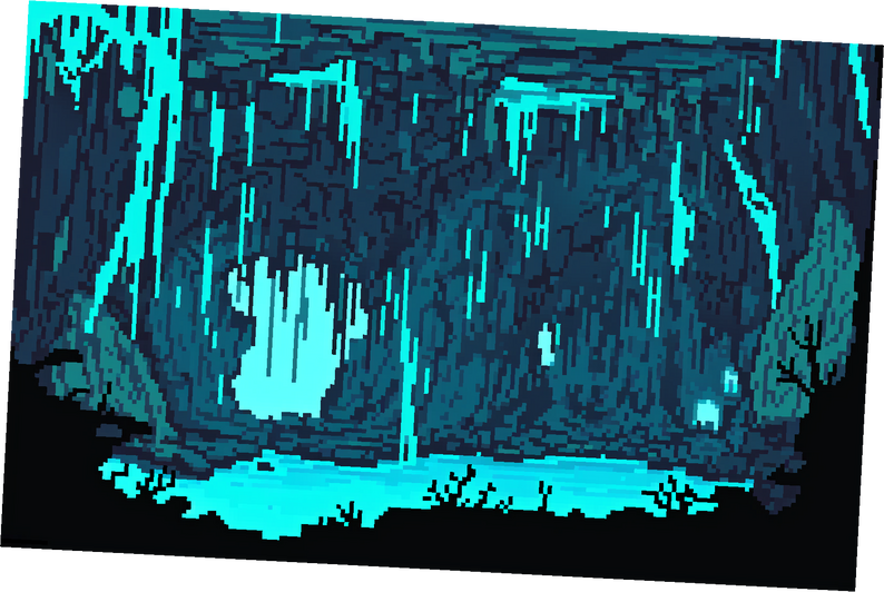 5 beautiful Underwater Cave Backgrounds Assets - Pixelart / Pixel Art ...