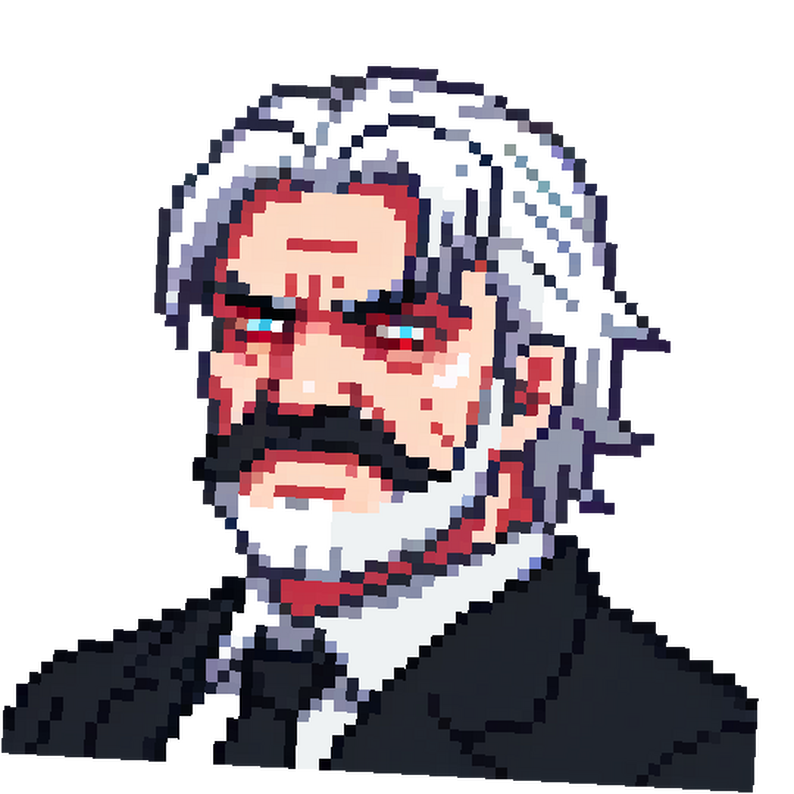 Mafia Men Portrait Pack Asset - Pixelart / Pixel Art sprite Badass Bust ...