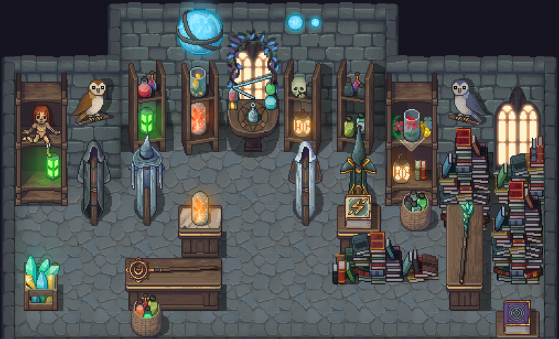 Sorcery Alchemy tilesheet by WinLu