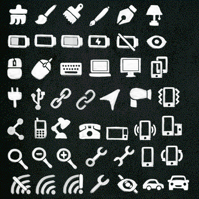 FREE Brush Stroke Icon | Game asset pack by SunGraphica