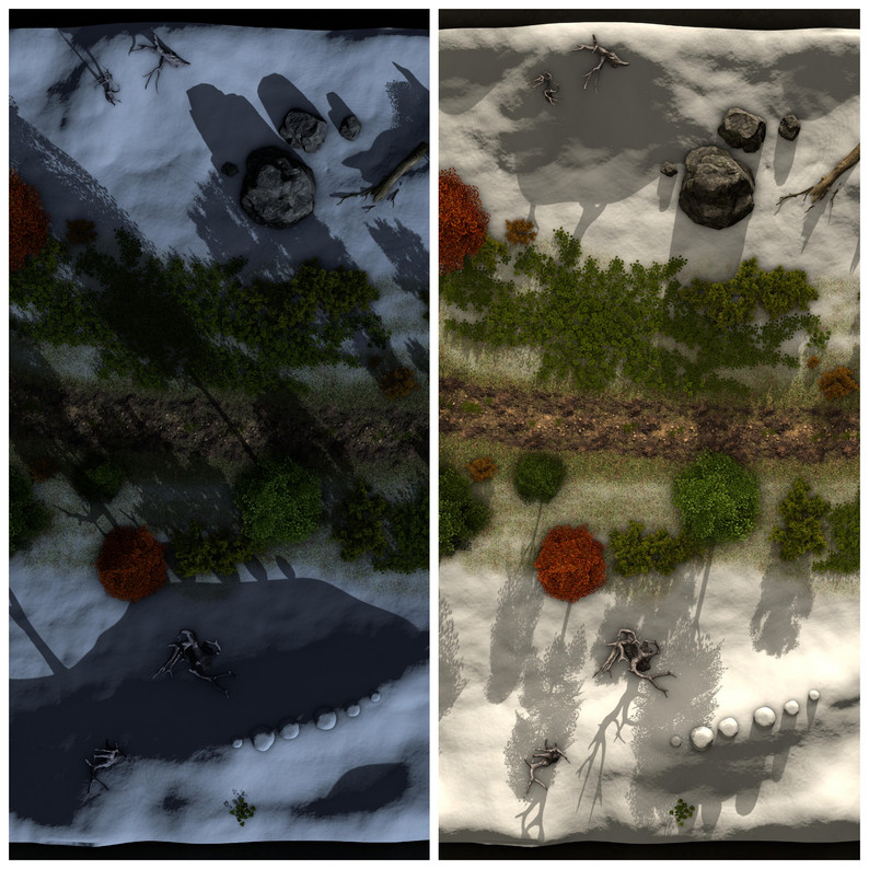 Snow & Ice Encounter Maps by Xecthar