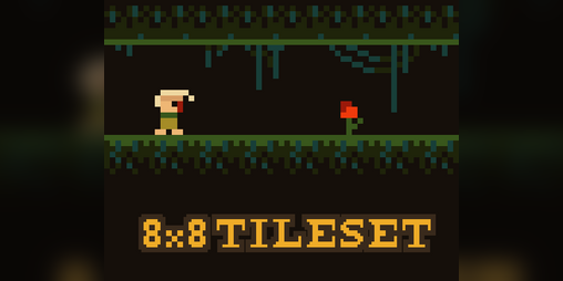 8x8 F24 Tileset by 0x72