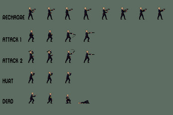 Police Sprite Sheets Pixel Pack by Free Game Assets (GUI, Sprite, Tilesets)
