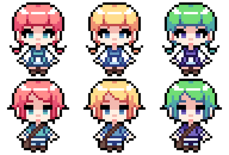 Jeremy and Martha – RPG Sprites by purgatoriumexe