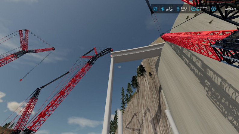 FS22 Buildable Concrete Box Girder Bridge v1.0.0.5 by Critical Lift and ...