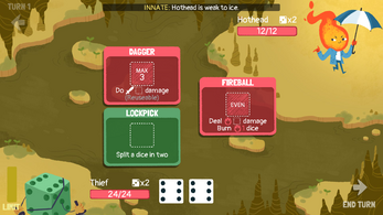 Dicey Dungeons by Terry Cavanagh, chipzel, Marlowe Dobbe