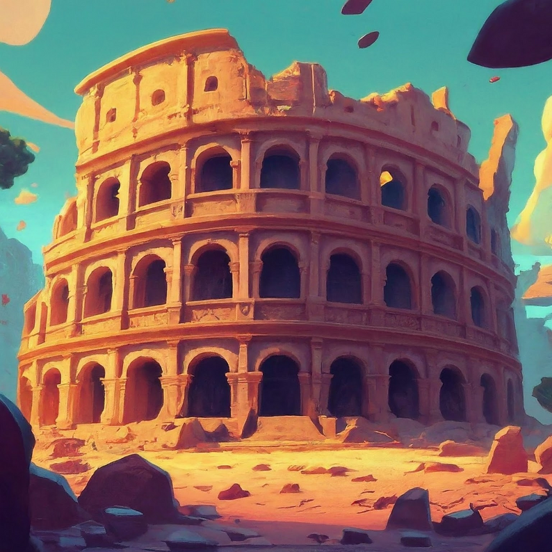 Free CC0 Coliseum Backgrounds Pack by The Outlander