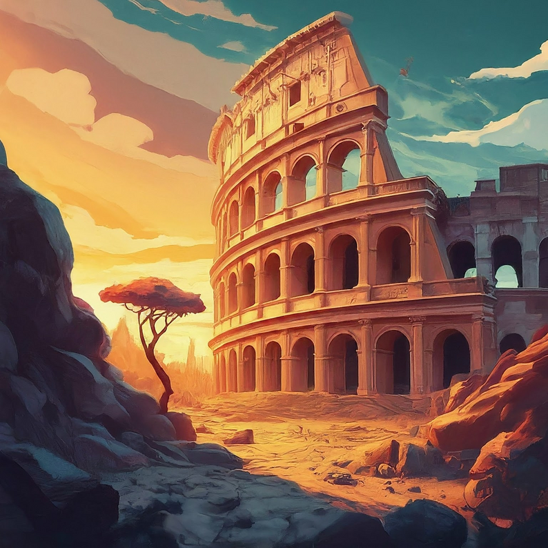 Free CC0 Coliseum Backgrounds Pack by The Outlander