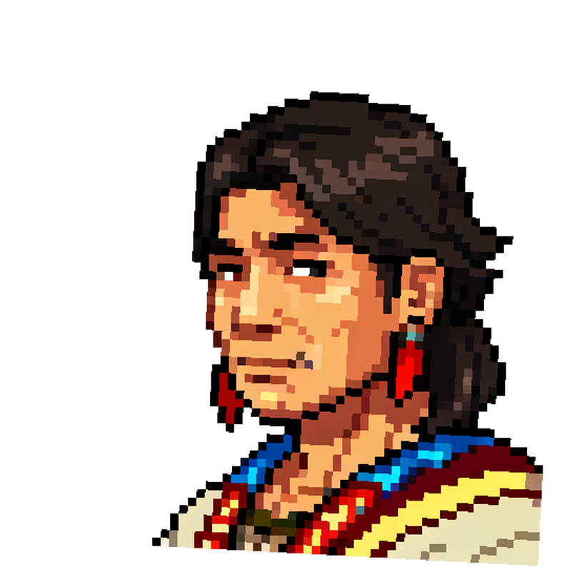 Native American Portrait Pack Asset - Pixelart / Pixel Art sprite ...