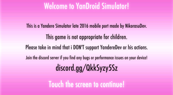Yandroid Simulator Special Build by androidpowerboot