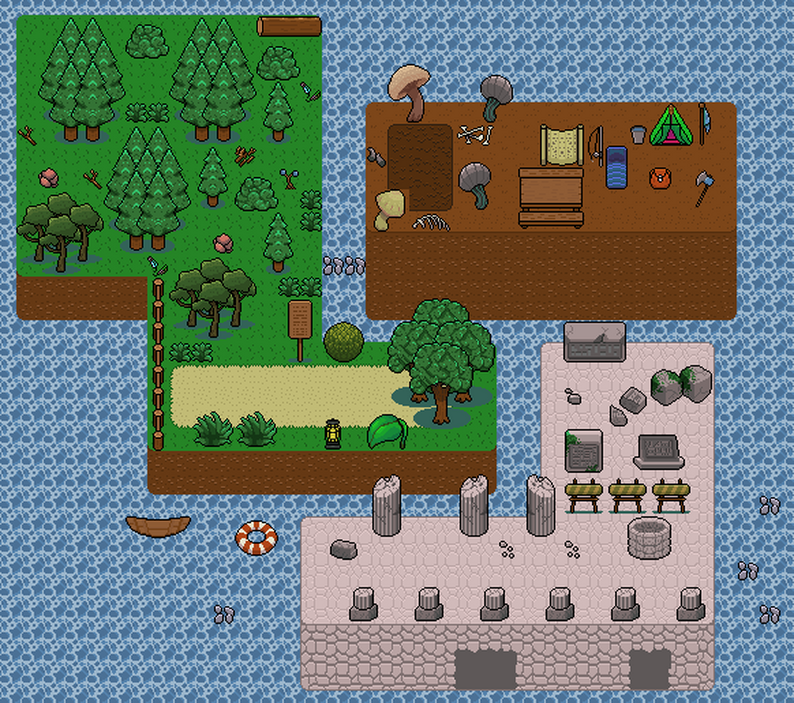 Forest Tileset by Mathzs