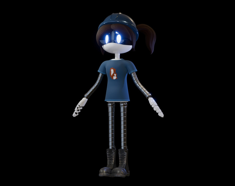 Emily | Murder Drones | 3D-Model by AlexandrStariy