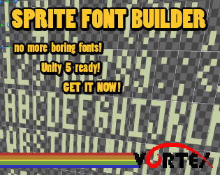Sprite Font Builder by Vortex Game Studios