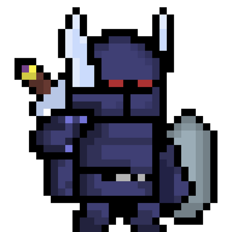 Knight pixel sprite by Makssson