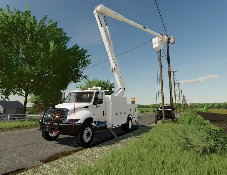 International bucket truck by Deep South Modding