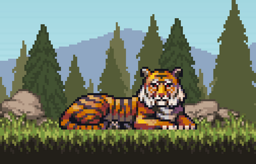 Added Tiger! 🐯 - 30+ Pixel Art Characters - NPC Pack by GandalfHardcore