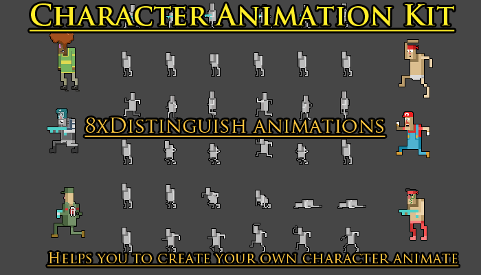 Character Animation Kit by Cubenom