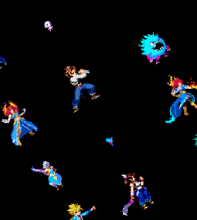 2D RPG Characters Mix Sprites Pack by Baboubi