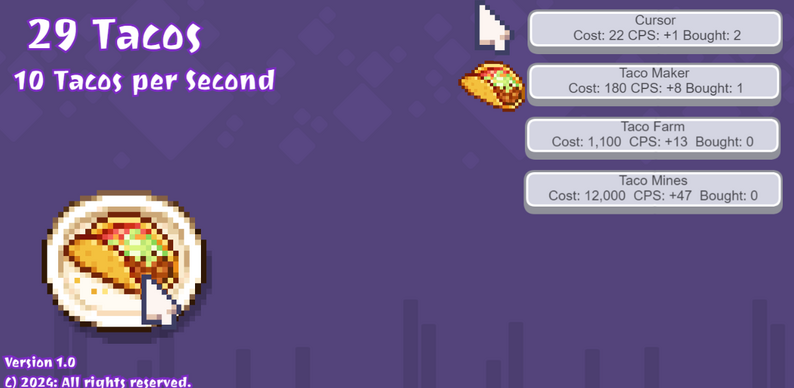 Taco Clicker by hijelo