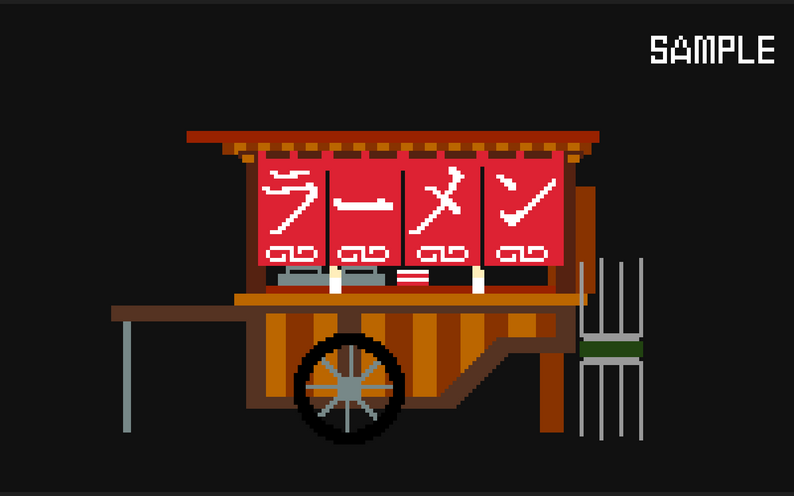 Japanese Pixel font image[Katakana&Mincho] by MizutaYuzu