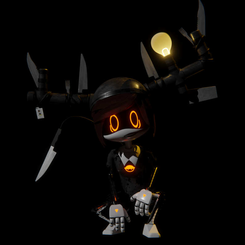 Alice Murder Drones model by Keeks_Q