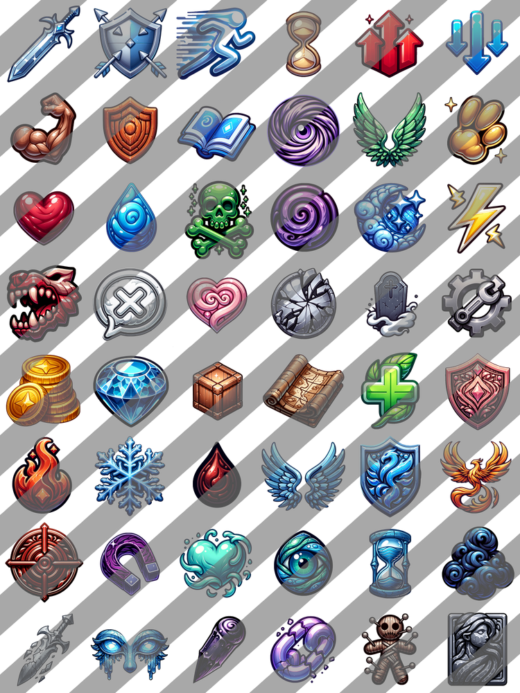 Status icon Collection 1+2 by TrulyMalicious