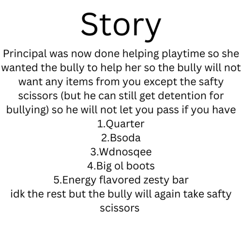 Bully helps Playtime by Peyton36