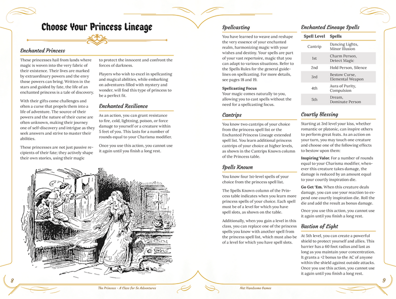 The Princess - A Class for 5e Adventures (Playtest Preview) by Nat ...
